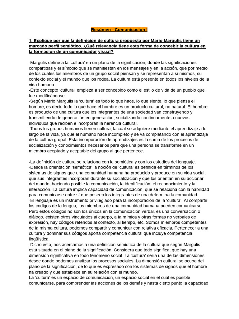 Comu 1 | PDF | Semiótica | Comunicación