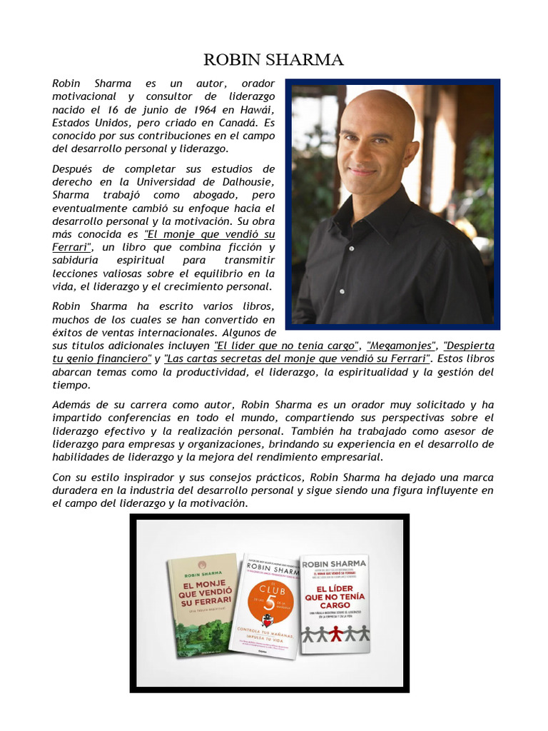 Robin Sharma | PDF