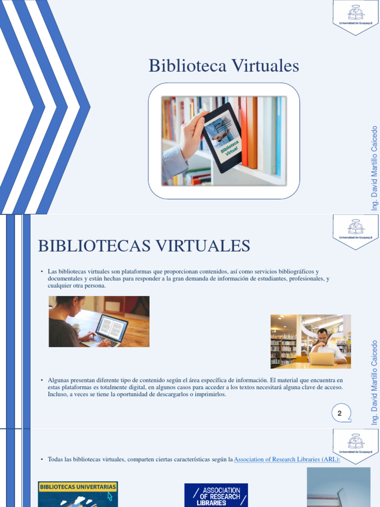 Clase 12 Unidad 4 Bibliotecas Virtuales | PDF | Libreria digital | Bibliotecas