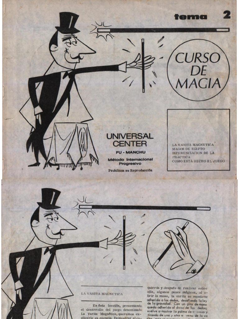 Curso de Magia Fu Manchú LECCIÓN 2 (9-16) | PDF