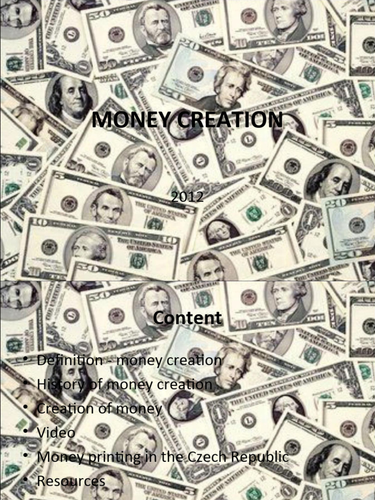 Money Creation | PDF | Money | Banks
