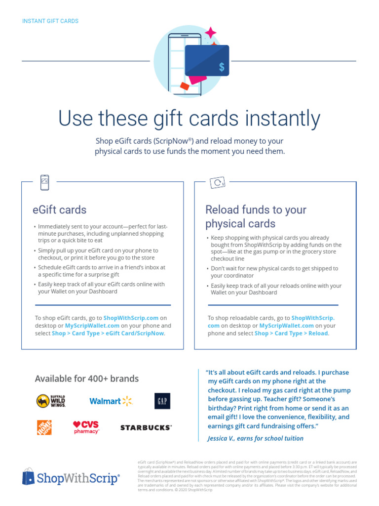 Scrip Online | Download Free PDF | Point Of Sale | Gift Card