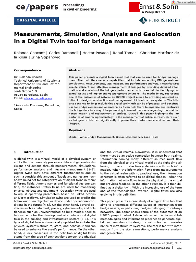 Ce Papers - 2023 - Chac N - Measurements Simulation Analysis and Geolocation in A Digital Twin ...