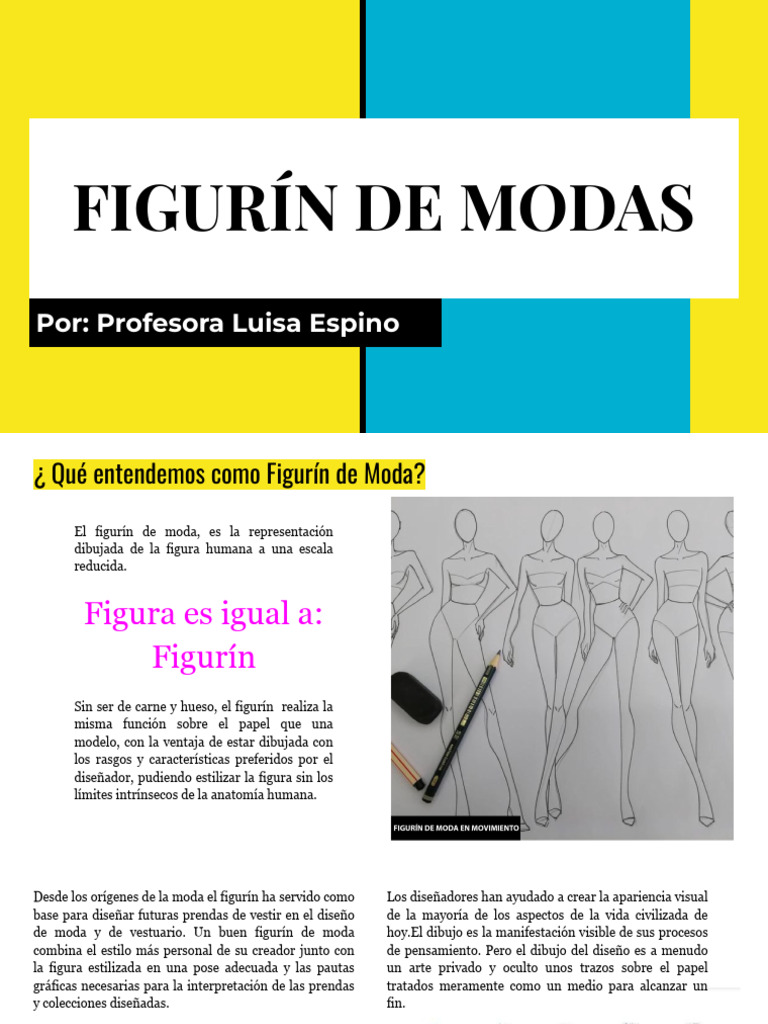 Historia y Técnica del Figurín de Moda | PDF | Moda | Dibujo