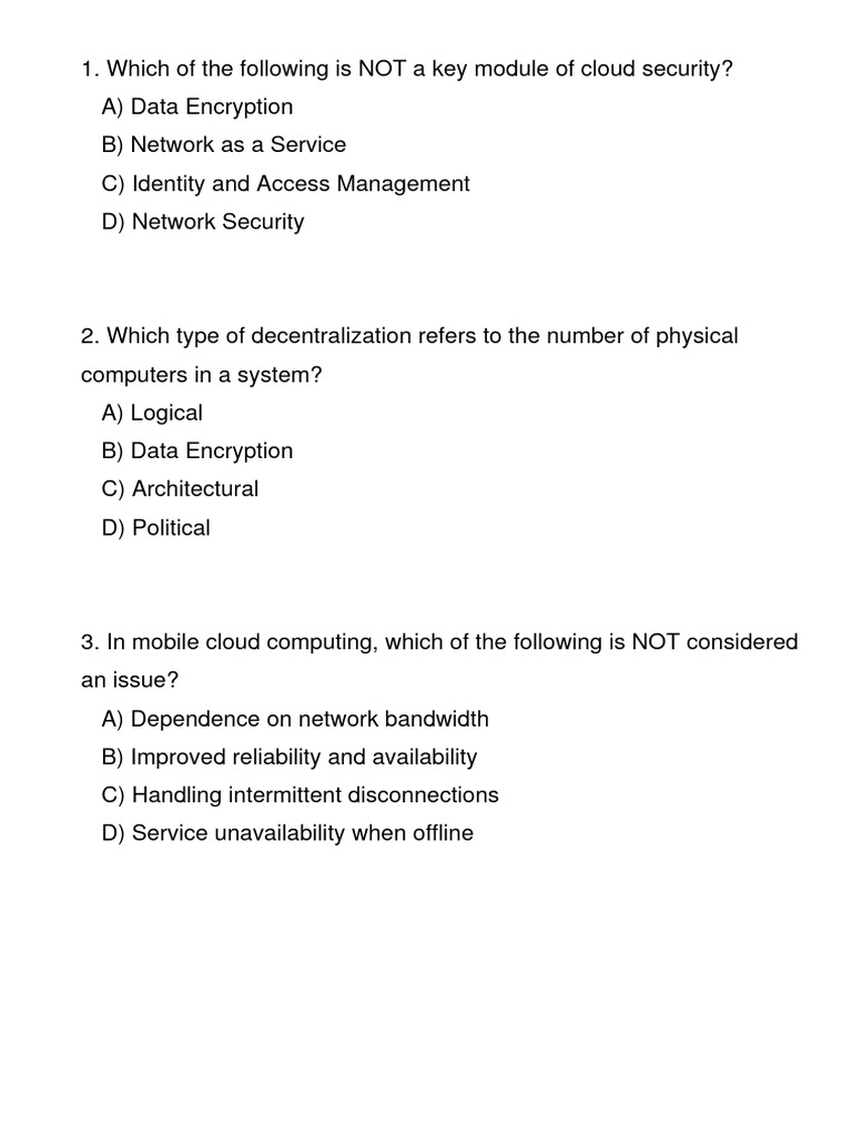Mcqs 3 | PDF | Apache Hadoop | Cloud Computing