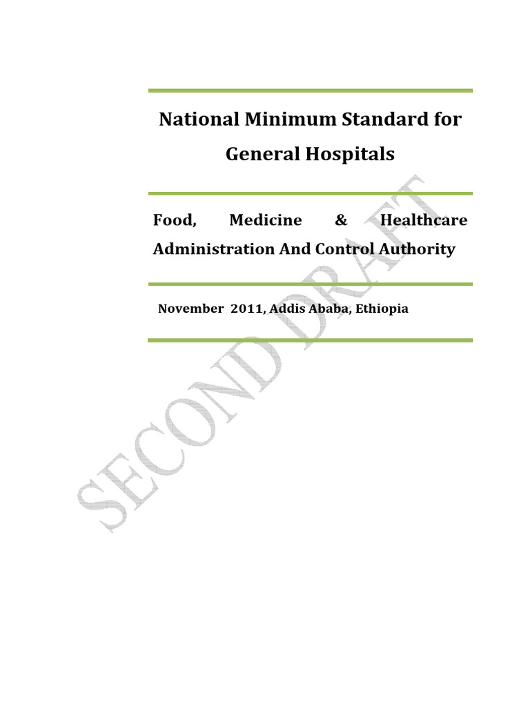 Minumum Standard General Hospita Final Nov 2011 | PDF | Health Care ...