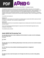 Adult Adhd Assessment Form | PDF | Attention Deficit Hyperactivity ...