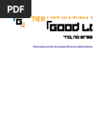 Galaxy Tier List | PDF