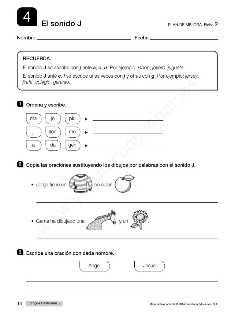 Lengua 3 Primaria | PDF