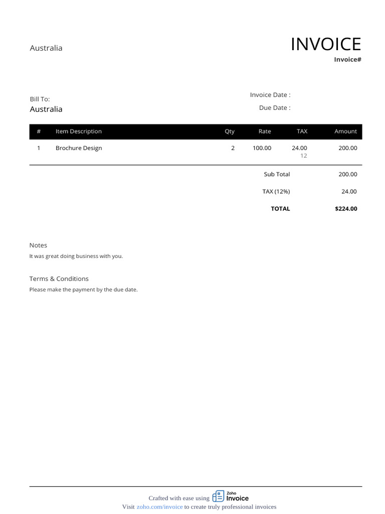 Invoice Example | PDF