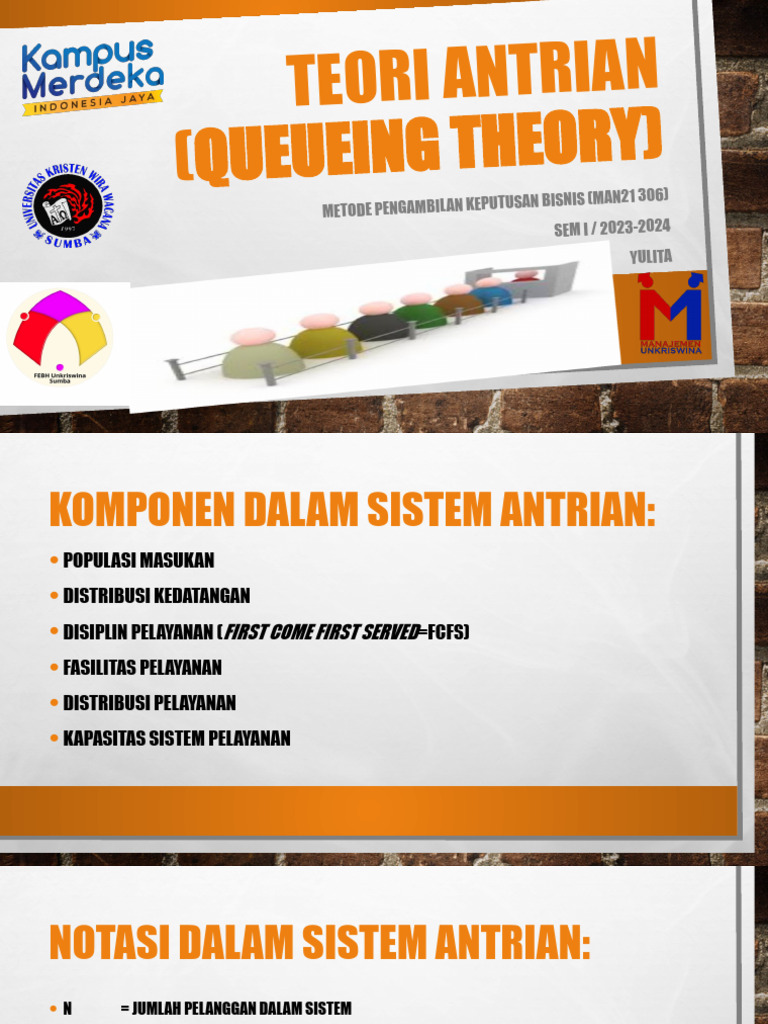 Teori Antrian (Queueing Theory) 2023 | PDF