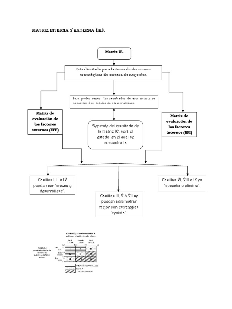 Matriz Interna y Externa