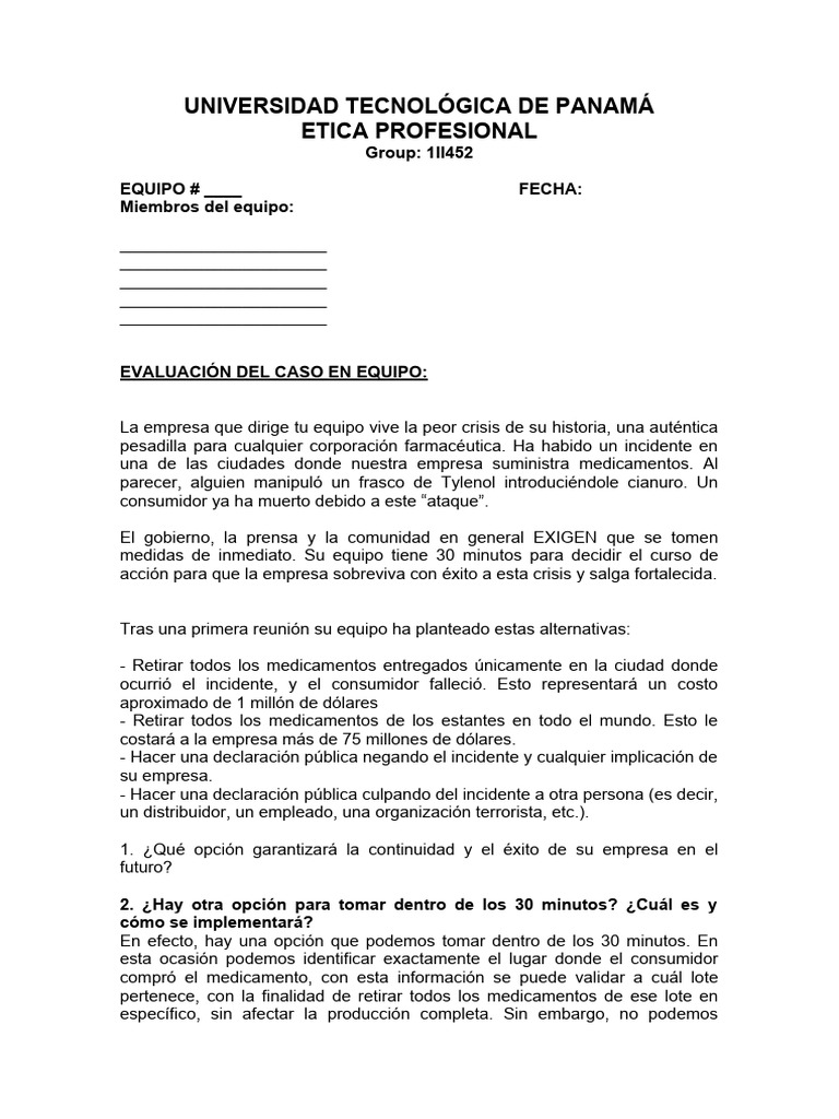 Caso No.1 | PDF | Medicamentos con receta | Business