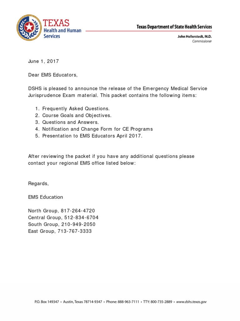 Jursiprudence Exam Packet | PDF | Emergency Medical Services ...