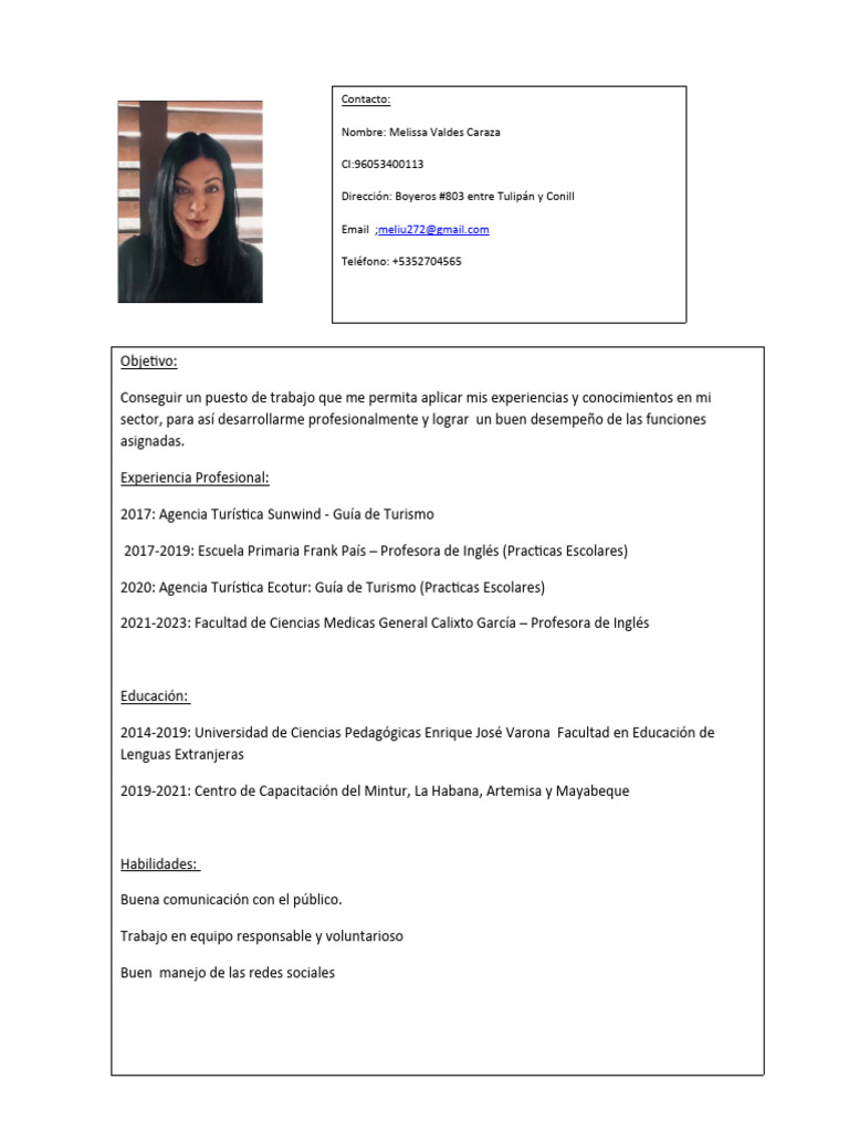 Curriculum Mel 2023 | PDF | Salud y bienestar