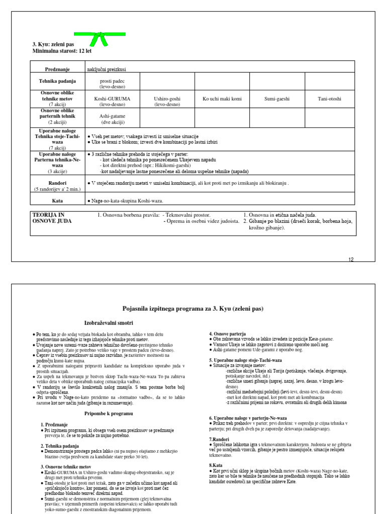 3 Kyu Zelen | PDF