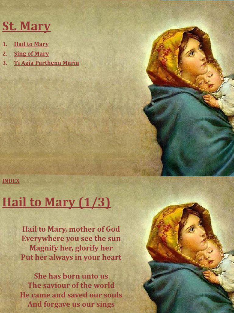ST Mary | PDF | Mary, Mother Of Jesus | Heaven