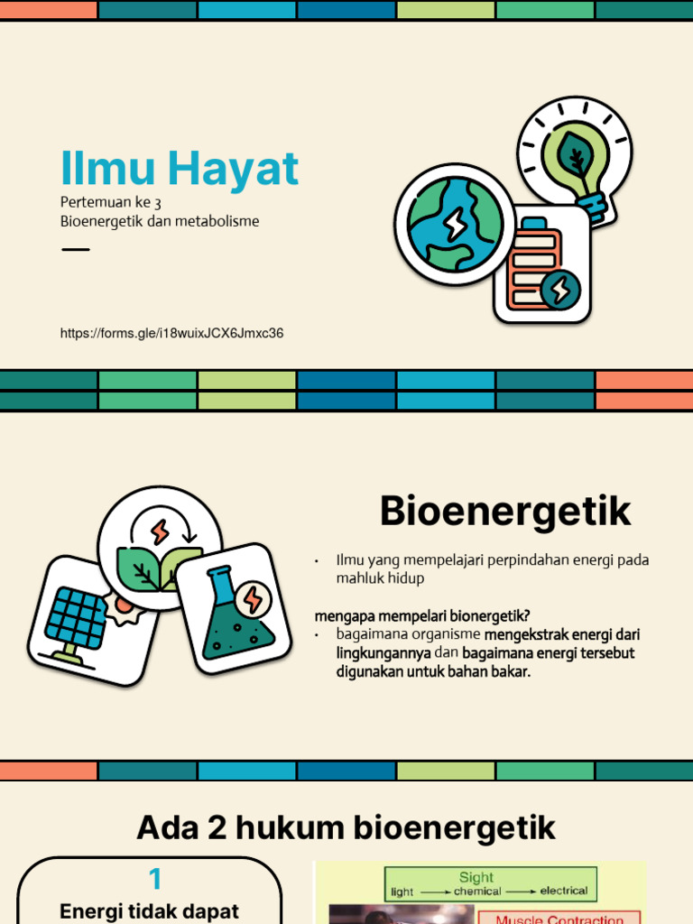 Bioenergetik dan Metabolisme | PDF