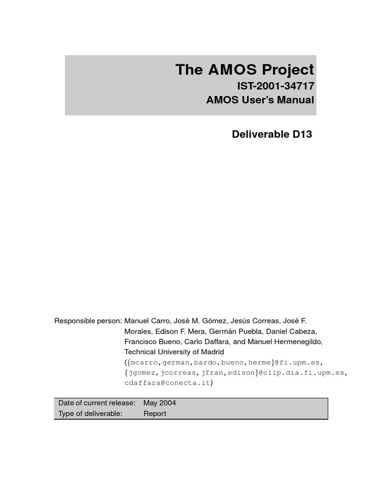 Amos D13 | PDF | Databases | Computer Programming