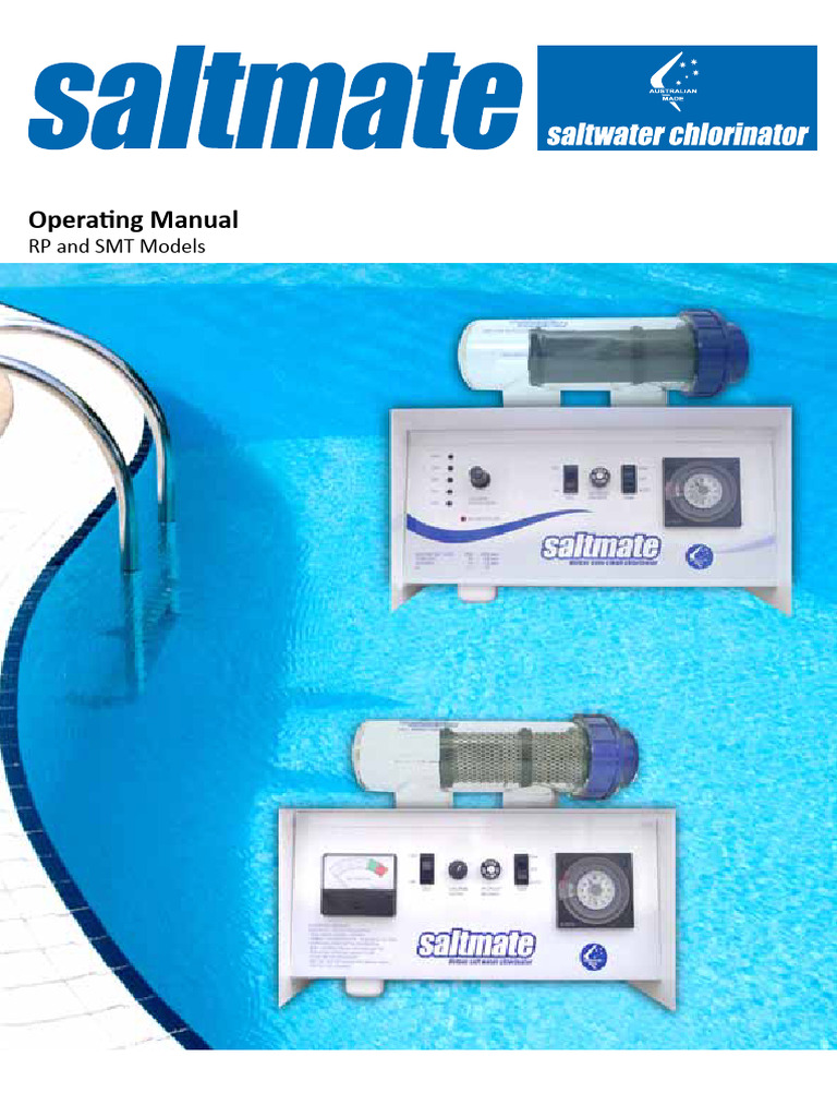 Saltmate Pool Chlorinator Guide | PDF | Alkalinity | Water