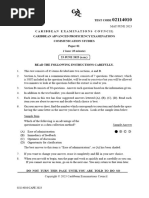 CAPE Communication Studies IA Sample | PDF | Classroom | Nonverbal ...