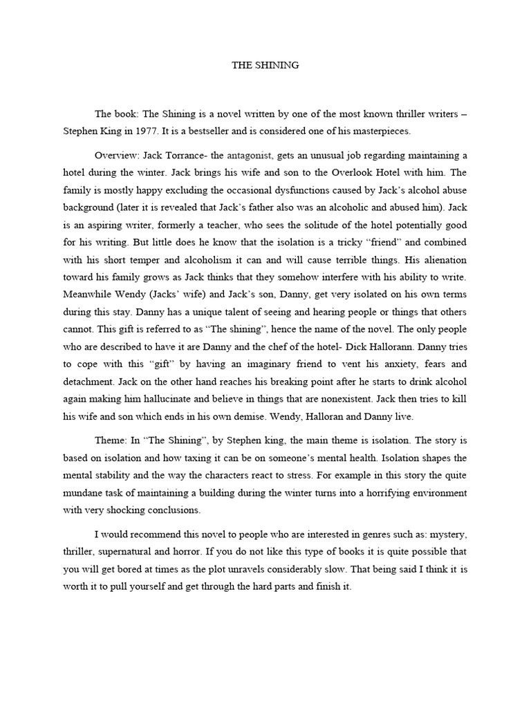 The Shining | PDF