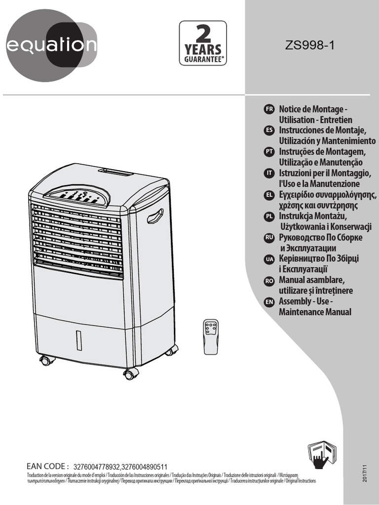 Equation ZS998-1 Air Conditioner | PDF