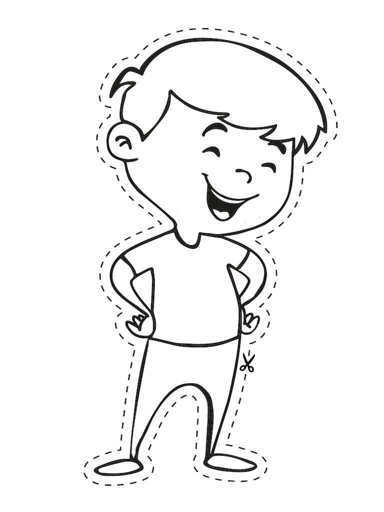 Tito y Lucia para Colorear y Recortar | PDF