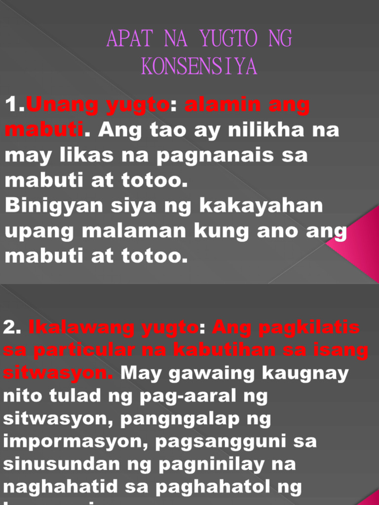 Apat Na Yugto NG Konsensiya | PDF