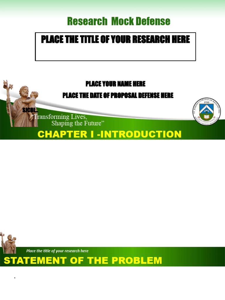 Research Mock Defense Overview | PDF