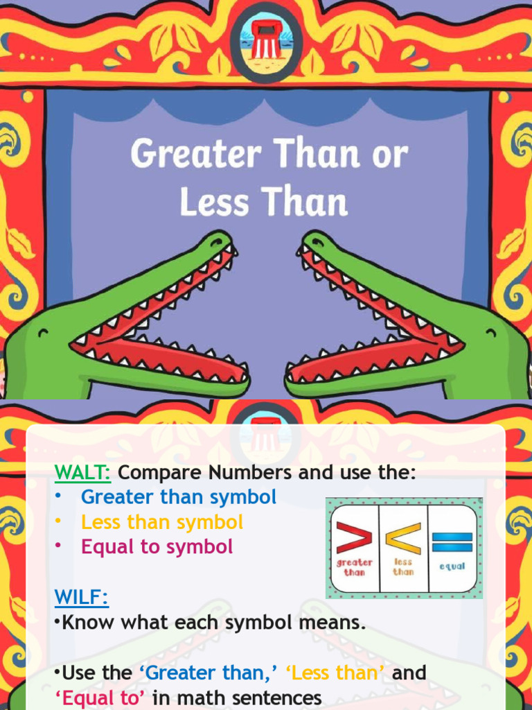 Comparing Numbers: Symbols Explained | PDF