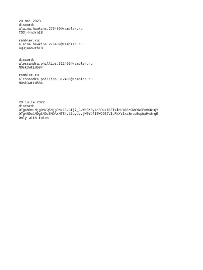 Discord Accounts | PDF