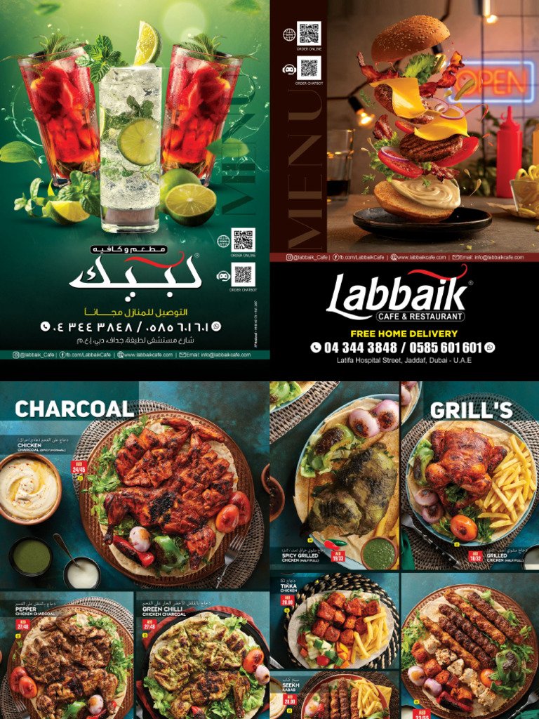 Labbaik Jeddaf Menu New | PDF