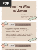 KPP q2 Aralin 1 Wika Sa Panayam at Balita Sa Radyo at Telebisyon | PDF