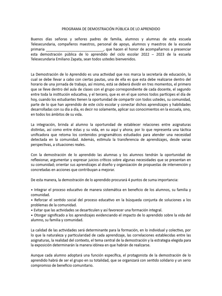 Programas Sintã©ticos FASES - 2 - A - 6 | PDF | Aprendizaje | Plan de ...