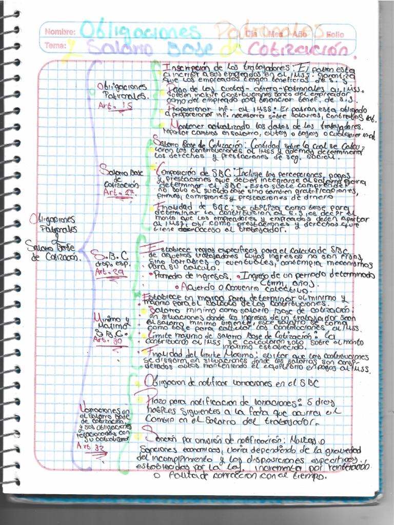 Obligaciones Patronales y SBC - Armenta | PDF