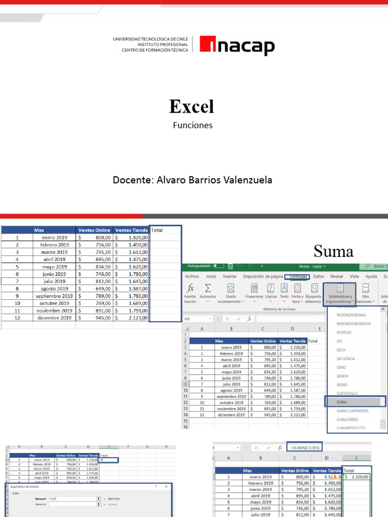 Excel Presentacion 3 | PDF