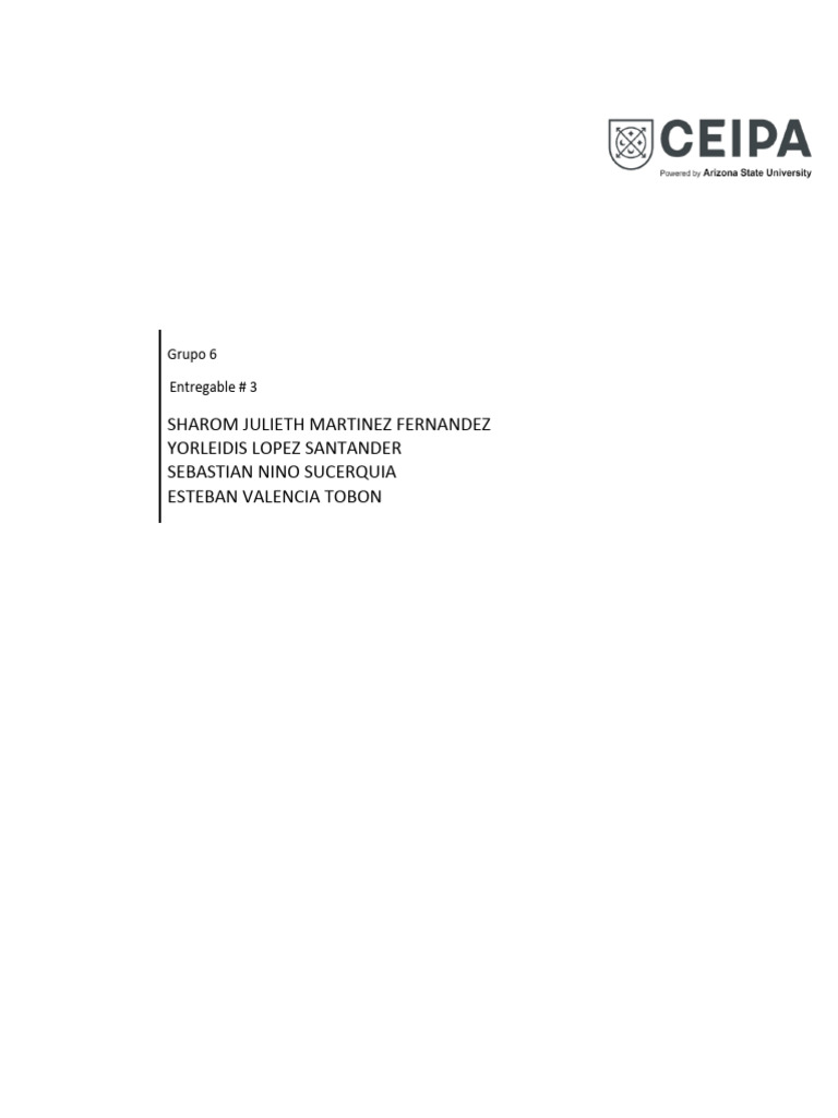 Entregable # 3 | PDF | Residuos | Business