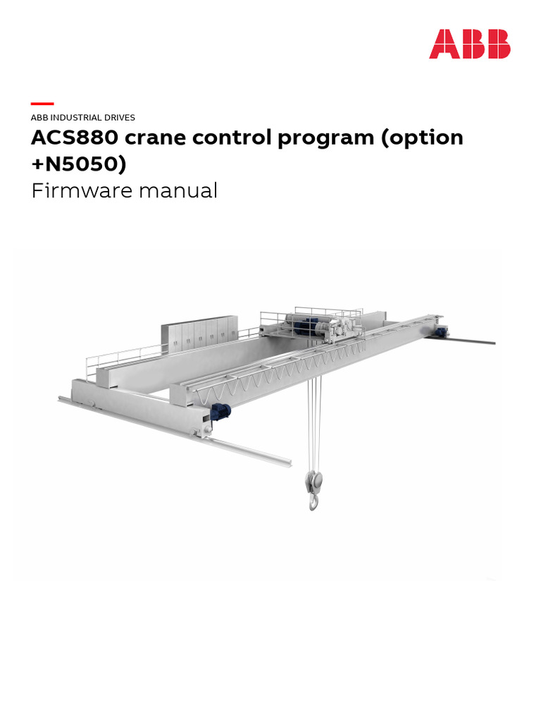 En ACS880 Crane CTRL PRG FW E A4 | PDF | Electronics | Electricity