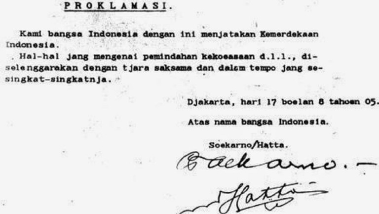 Naskah Teks Proklamasi | PDF