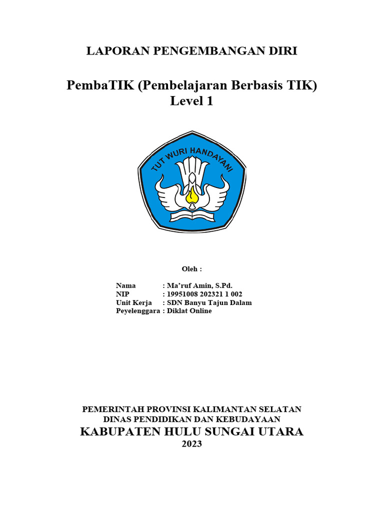Laporan PKB Pembatik Level 1 | PDF | Komputer