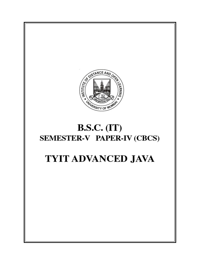 TYIT Sem V Advanced Java Old Syllabus | PDF | World Wide Web | Internet ...