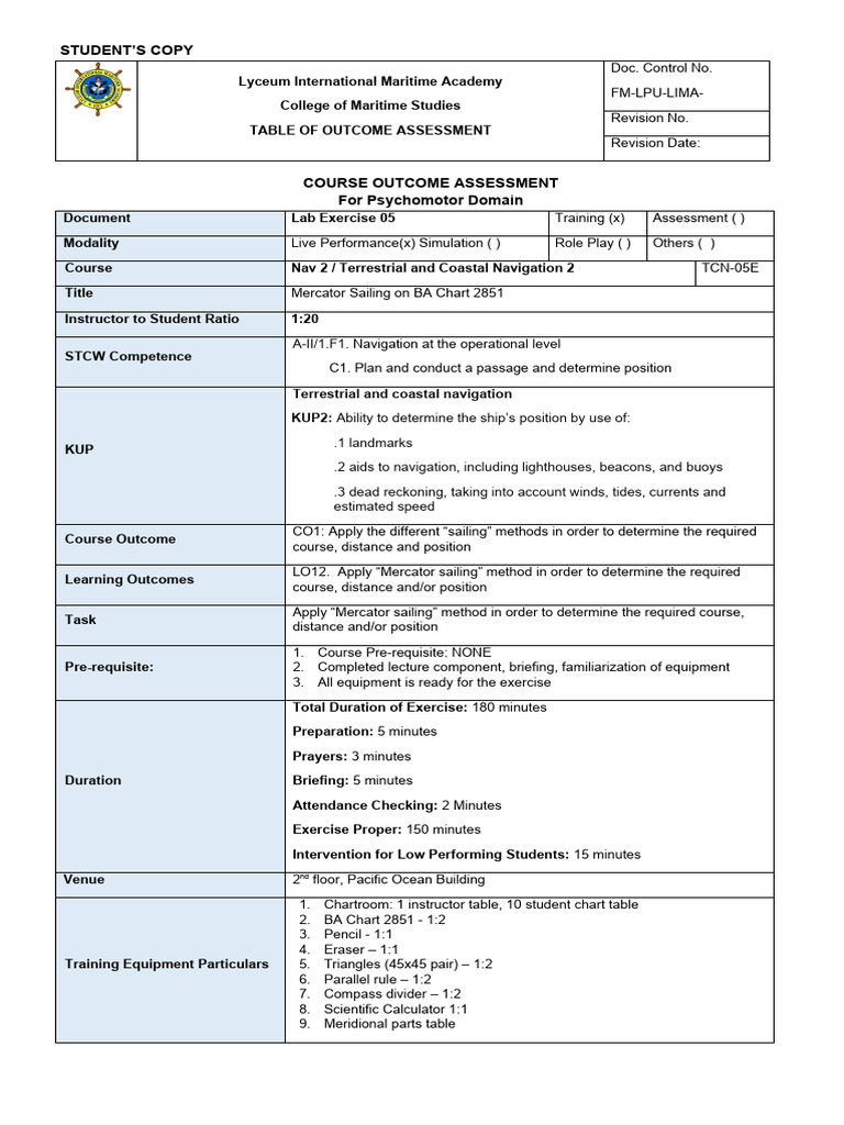 Lab Exercise 05 Students | PDF | Navigation
