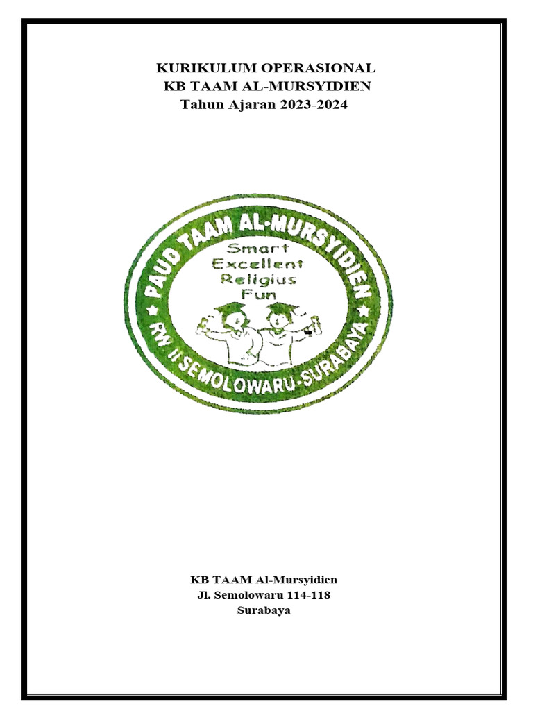 Kurikulum Operasional | PDF