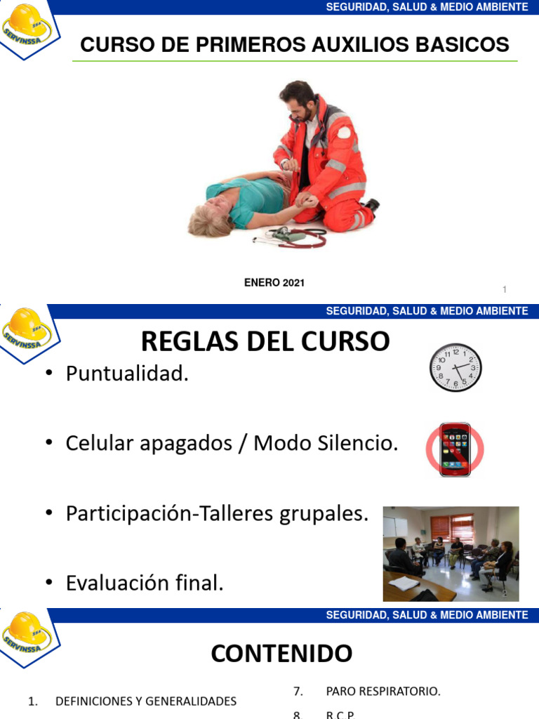 Primeros Auxilios Basicos | PDF | Reanimación cardiopulmonar | Primeros auxilios