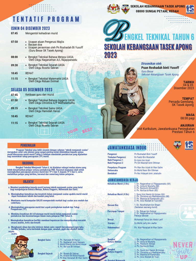 Buku Program Bengkel Teknikal T6 2023 | PDF