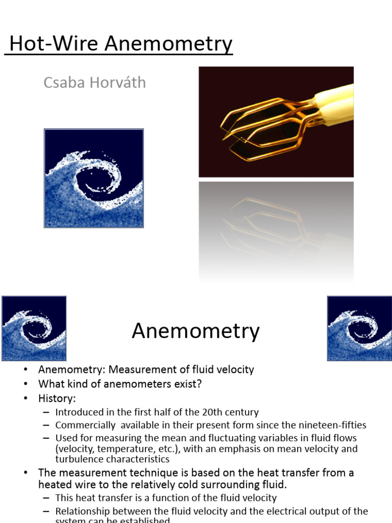 Hot-Wire Anemometry | PDF | Electrical Resistance And Conductance ...