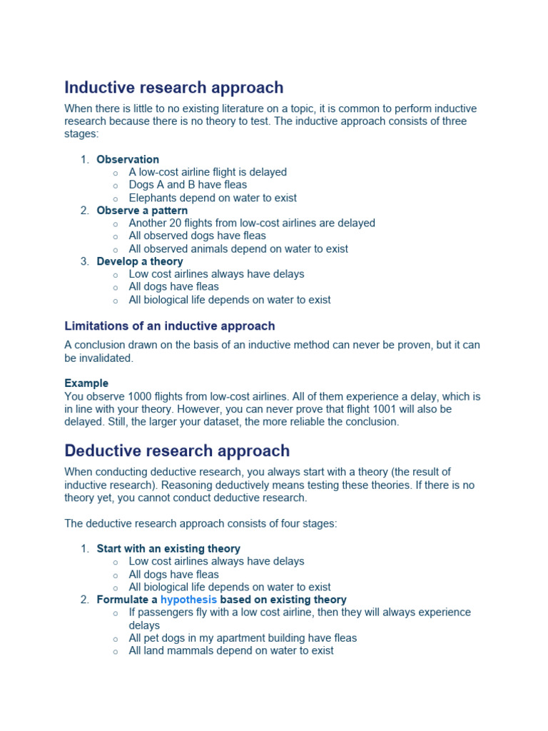 2 Inductive Research Approach | PDF | Deductive Reasoning | Inductive ...
