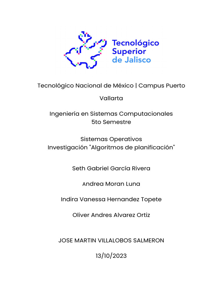 Algoritmos de Planificación | PDF | Proceso (Computación) | Informática Algoritmos de Planificación | PDF | Proceso (Computación) | Informática