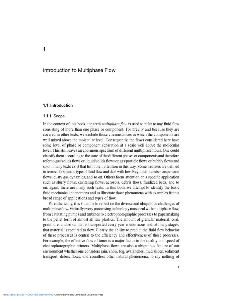 05.0 PP 1 29 Introduction To Multiphase Flow | PDF | Fluid Dynamics | Momentum